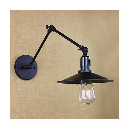 Rustic Lodge Painting Feature for Mini Style Swing Arm Downlight Wall ...